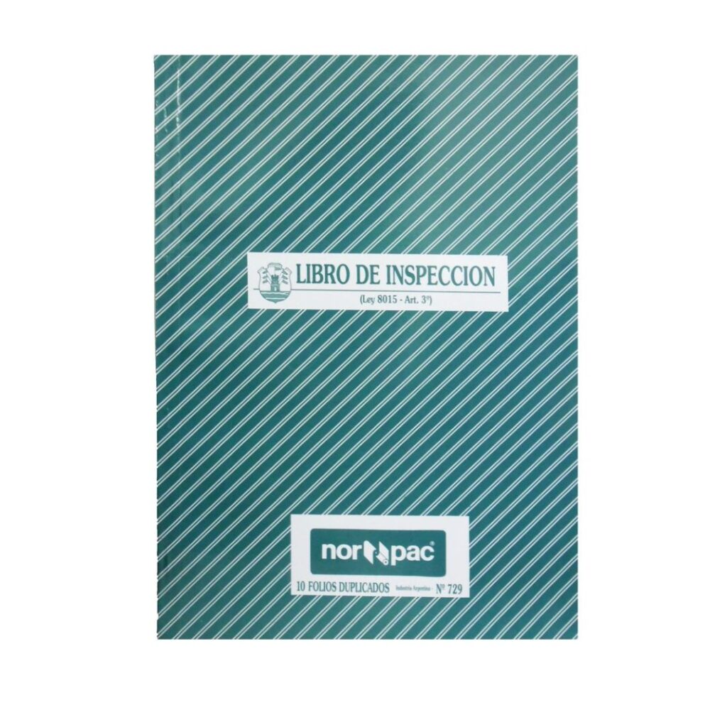 LIBRO NORPAC DE INSPECCION – NRO. 729 – librematica
